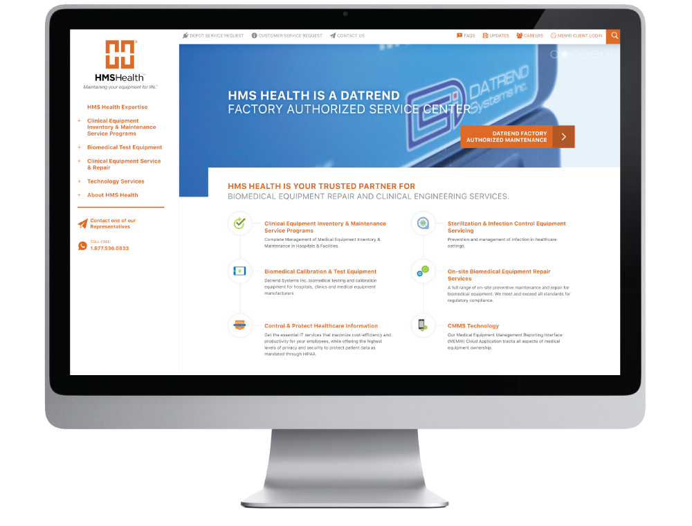 HMS Health Website | Honeycomb Creative Inc.