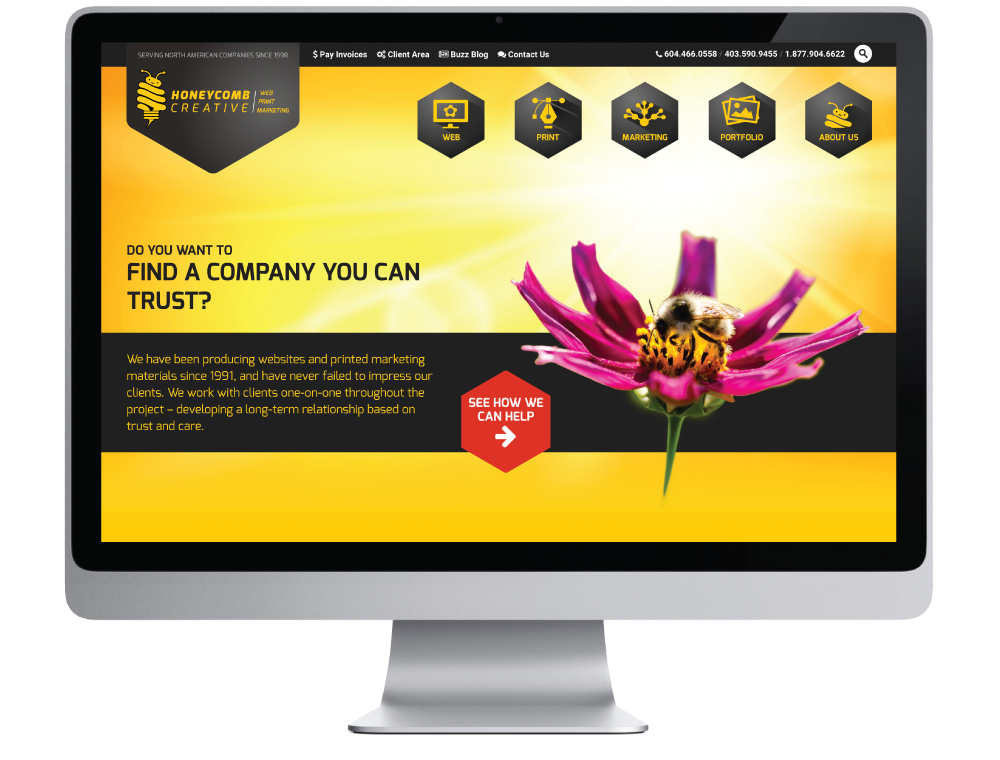 Honeycomb Creative Website | Honeycomb Creative Inc.