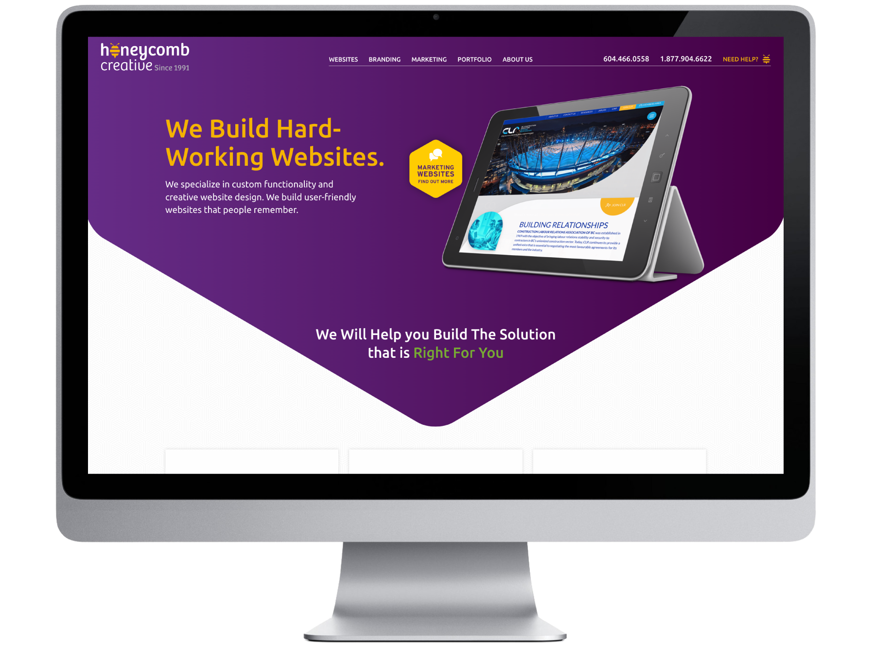 Honeycomb Creative Website | Honeycomb Creative Inc.