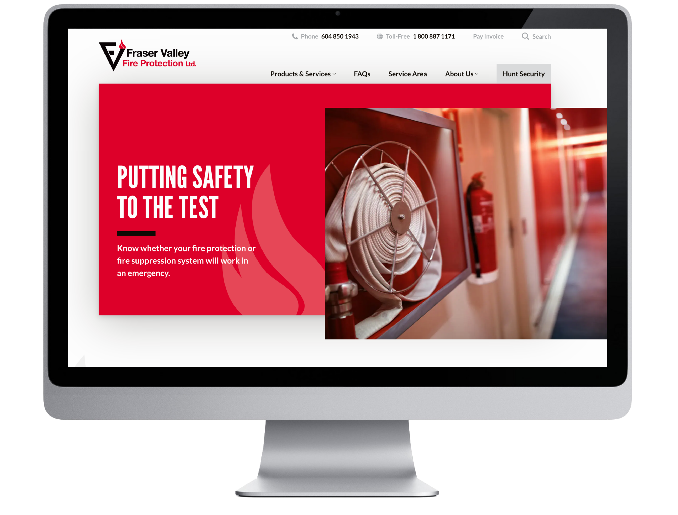 Fraser Valley Fire Protection | Honeycomb Creative Inc.